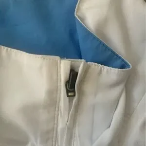 adidas | Jackets & Coats | Adidas Light Blue And White Mesh Jacket ...